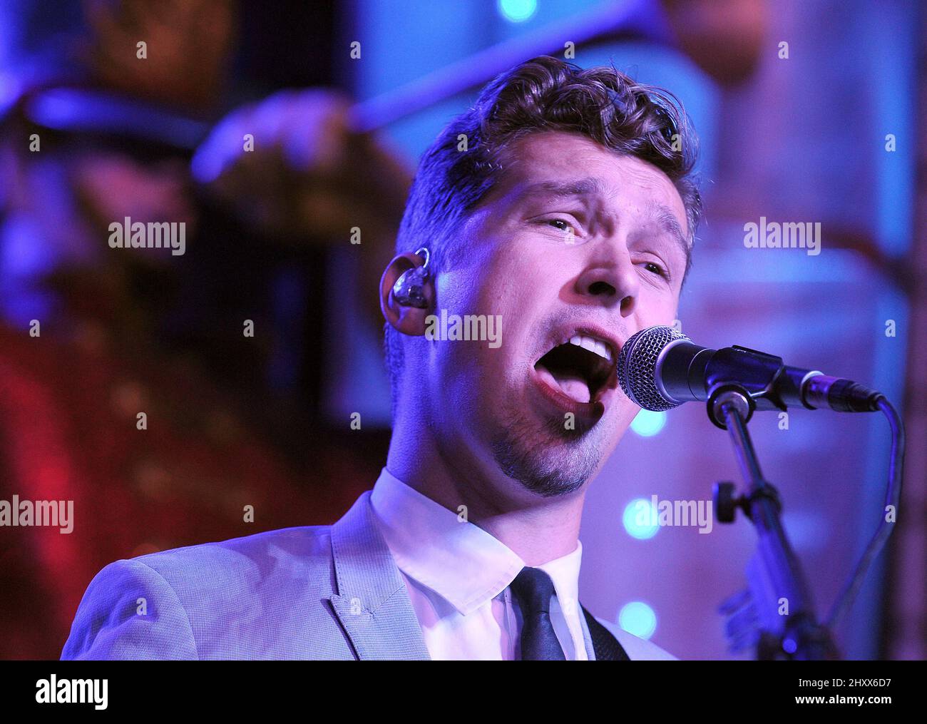Isaac Hanson of Hanson performing during Salvation Army's "Rock the Red ...