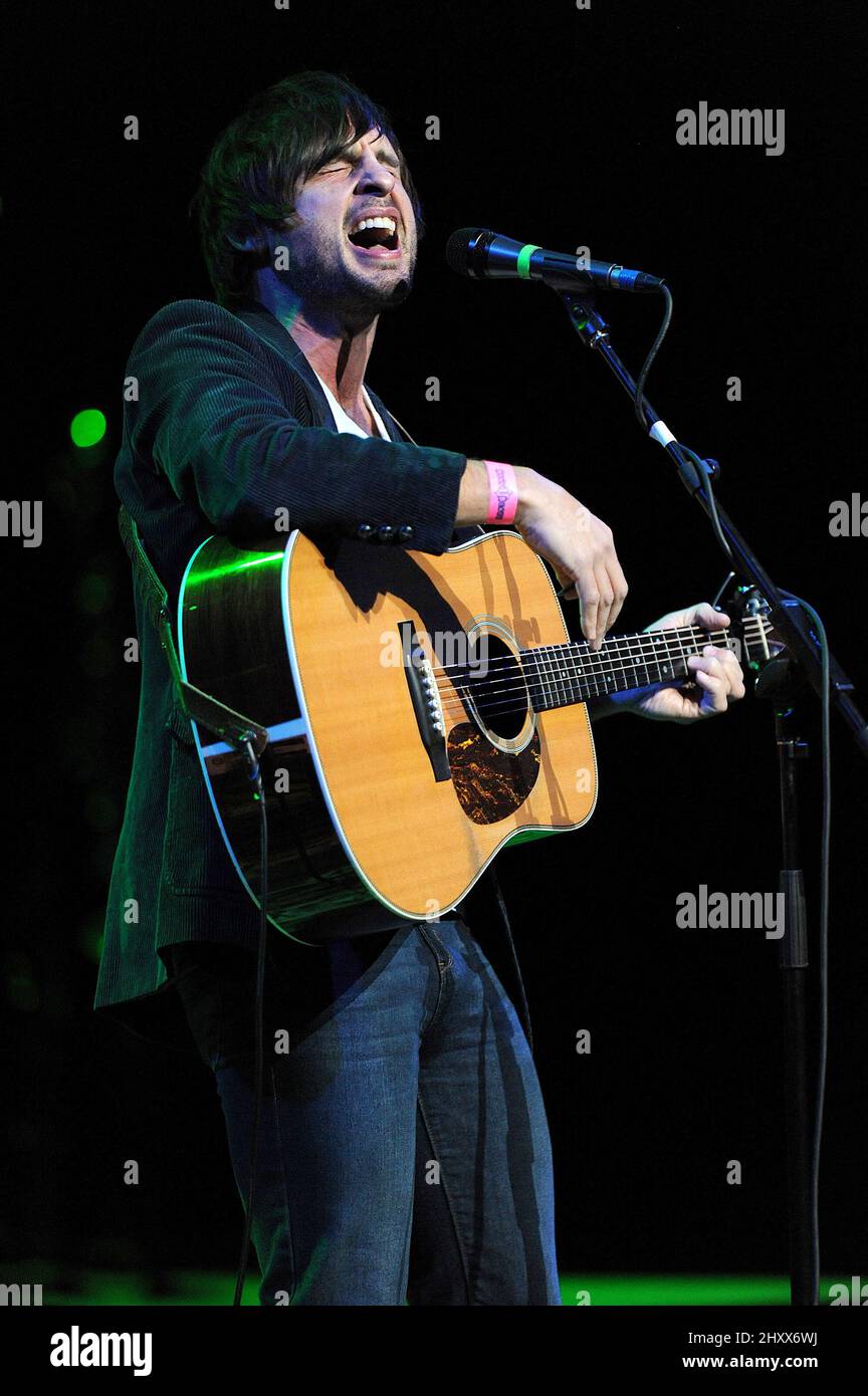 Eric Baker during the 2011 tour at the House of Blues in Myrtle Beach ...