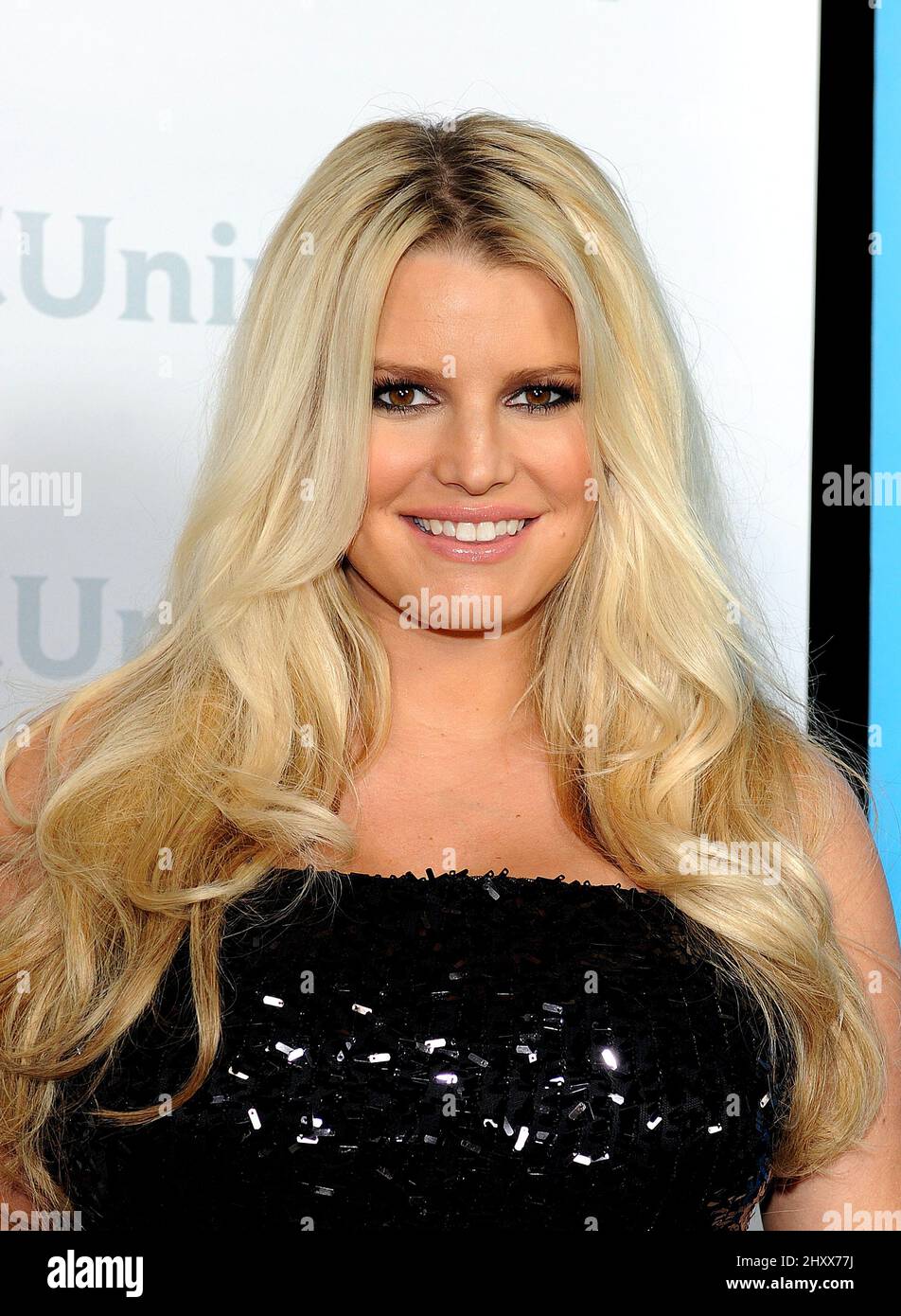 Jessica Simpson attending the NBC Universal Press Tour All-Star Party ...