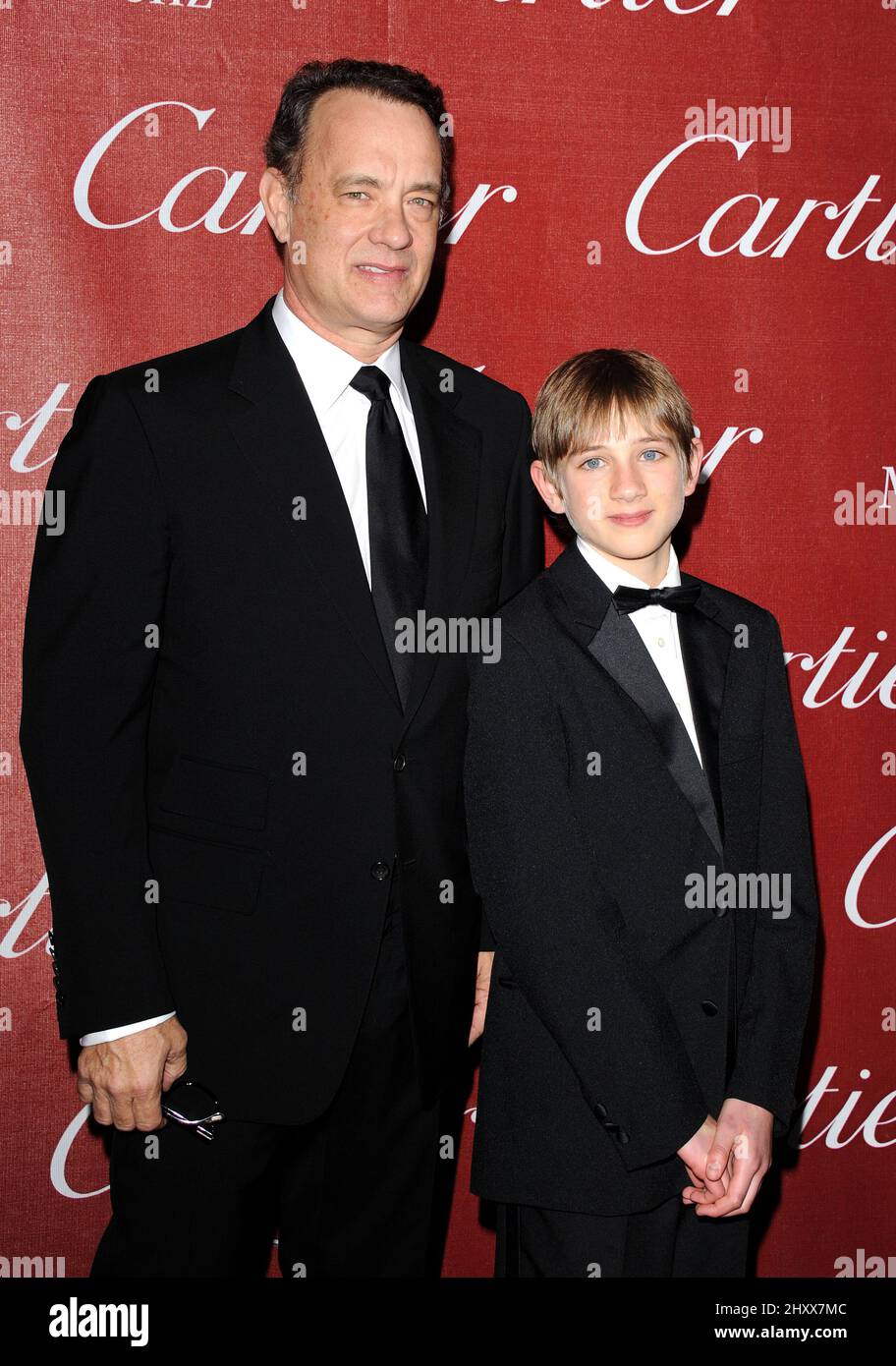 Tom hanks and thomas horn hi-res stock photography and images - Alamy