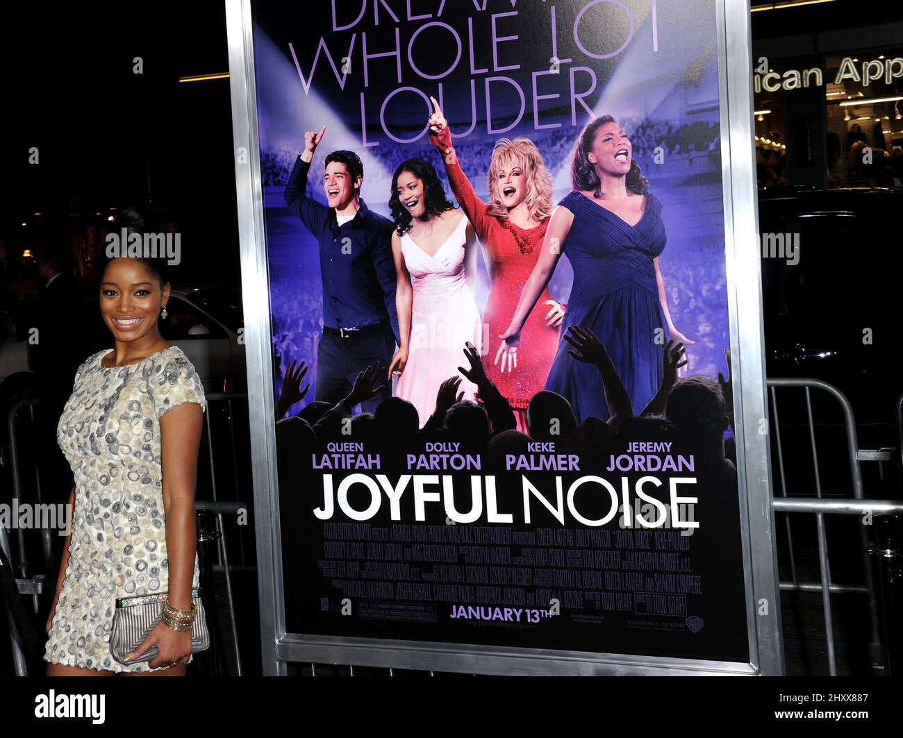 Keke Palmer attending the "Joyful Noise" World Premiere held at the ...