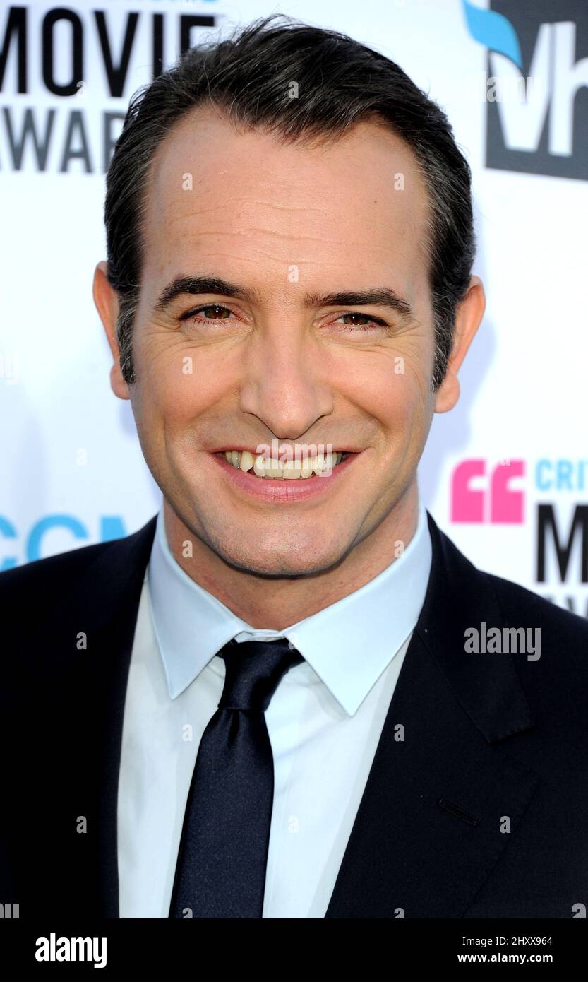 Jean Dujardin arriving at the 2012 Critics' Choice Movie held at the ...