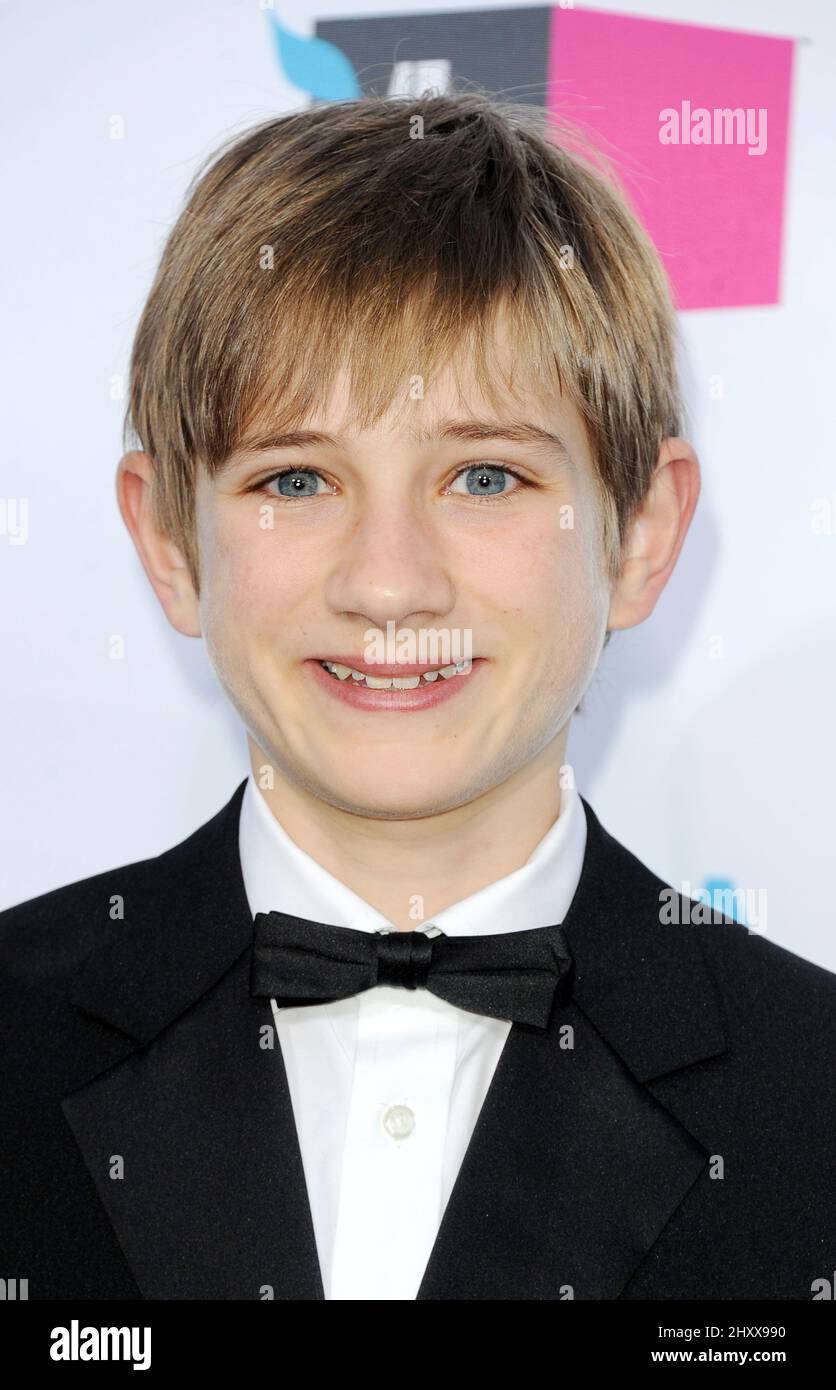 Thomas Horn arriving at the 2012 Critics' Choice Movie held at the ...