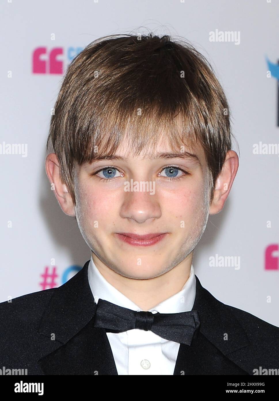 Thomas Horn in the press room at the 2012 Critics' Choice Movie Awards ...