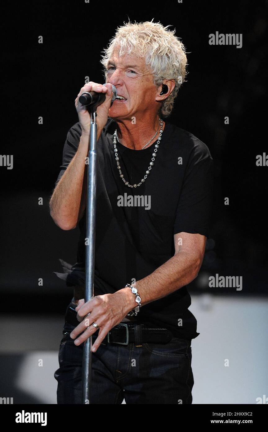 Kevin Cronin of REO Speedwagon on the 2012 tour makes a stop at the ...