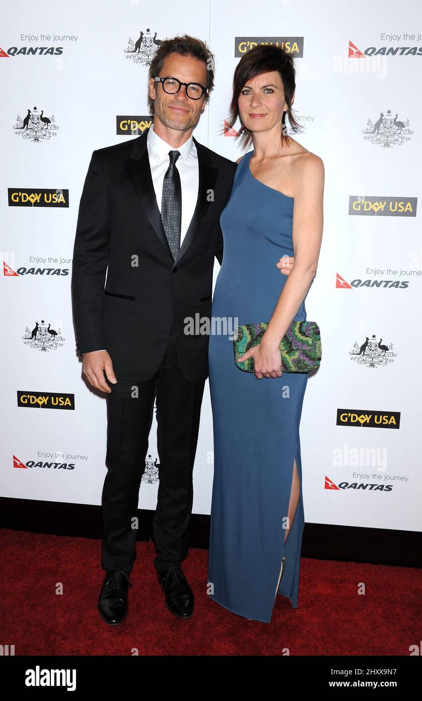 Guy Pearce and wife Kate Mestitz at the 9th Annual G'Day USA Los ...