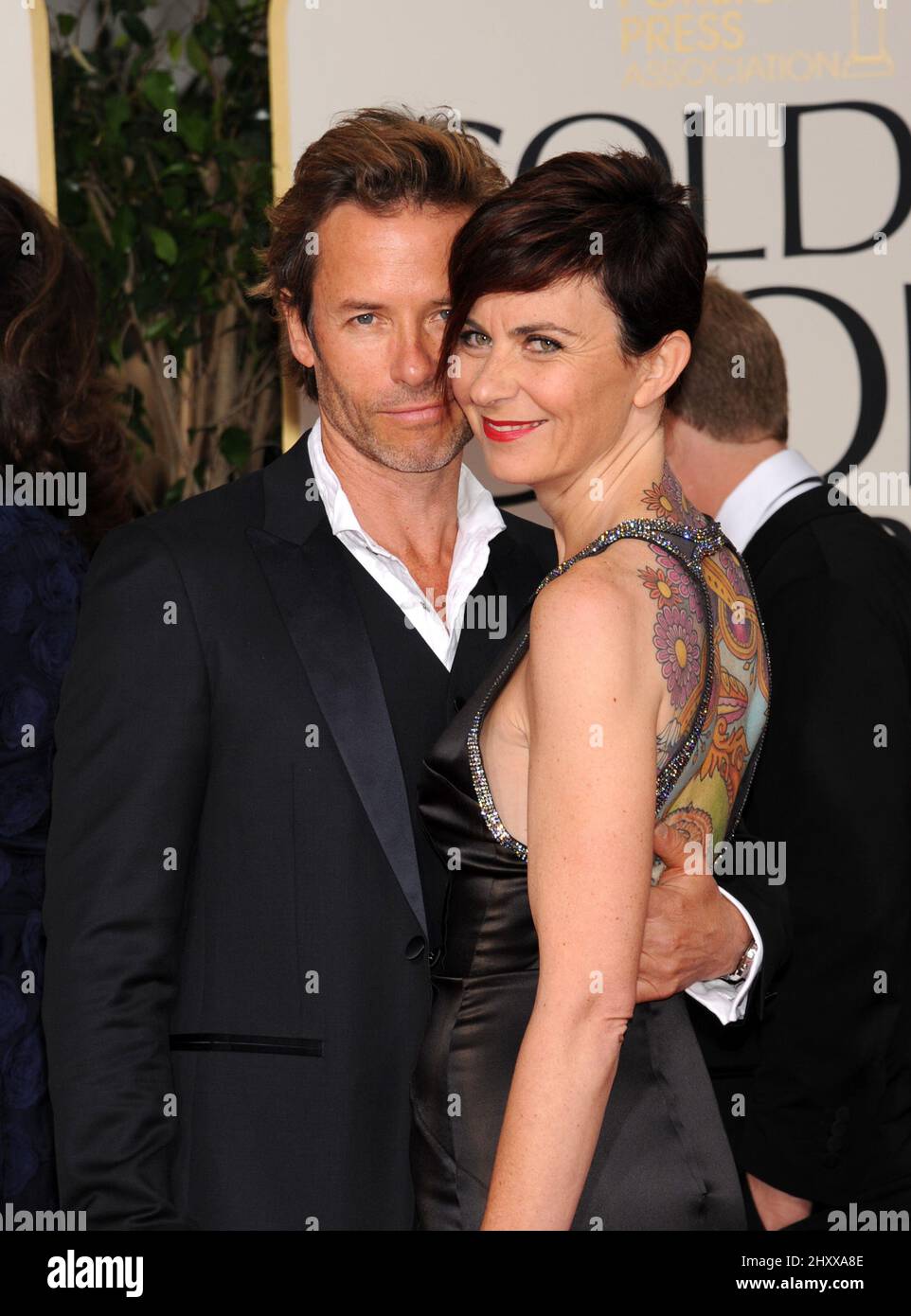 Guy Pearce and Kate Mestitz at the 69th Annual Golden Globe Awards ...