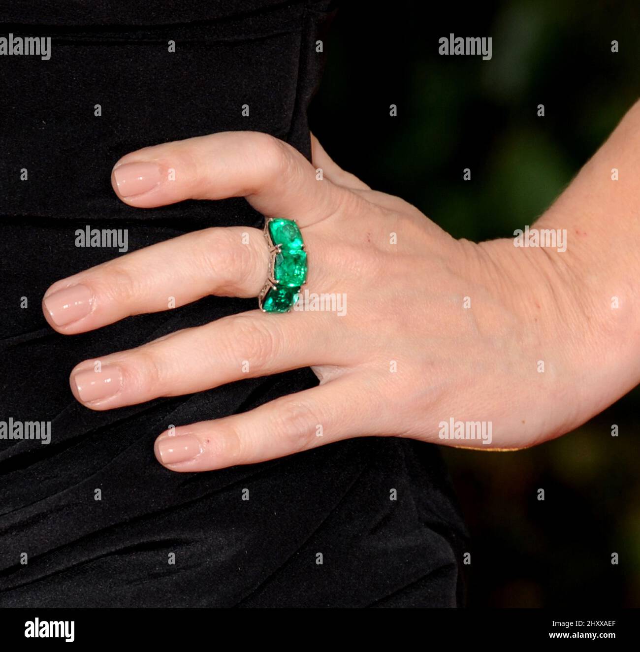 Debra Messing arriving at the 69th Annual Golden Globe Awards held at ...
