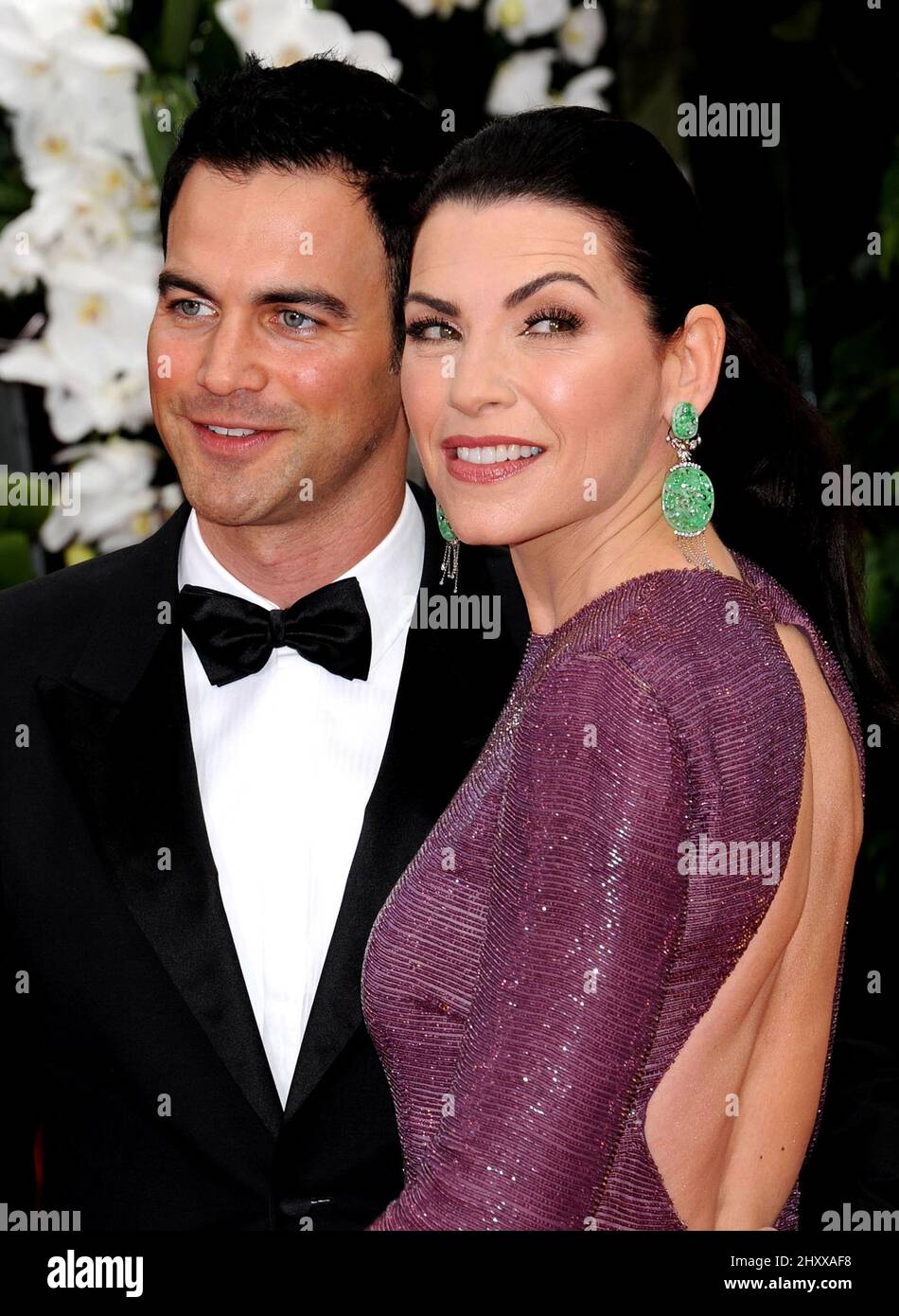 Julianna Margulies arriving at the 69th Annual Golden Globe Awards held ...