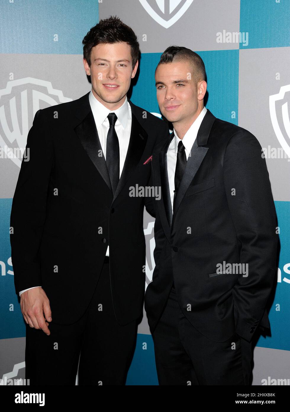 Cory Monteith; Mark Salling arriving at the 2012 "WB/Instyle" Post ...