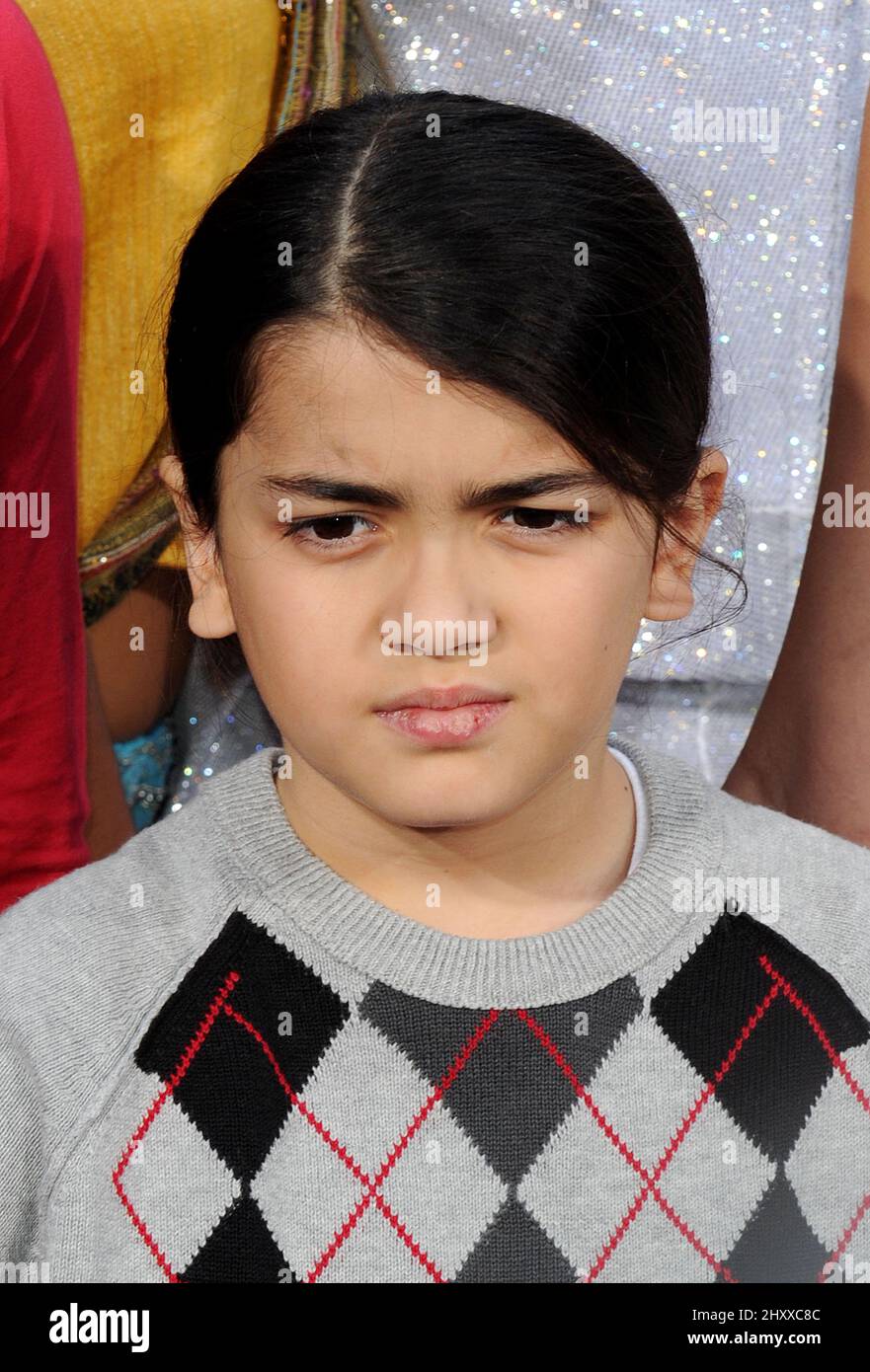 "Blanket" Jackson during a ceremony honoring the late Michael Jackson ...