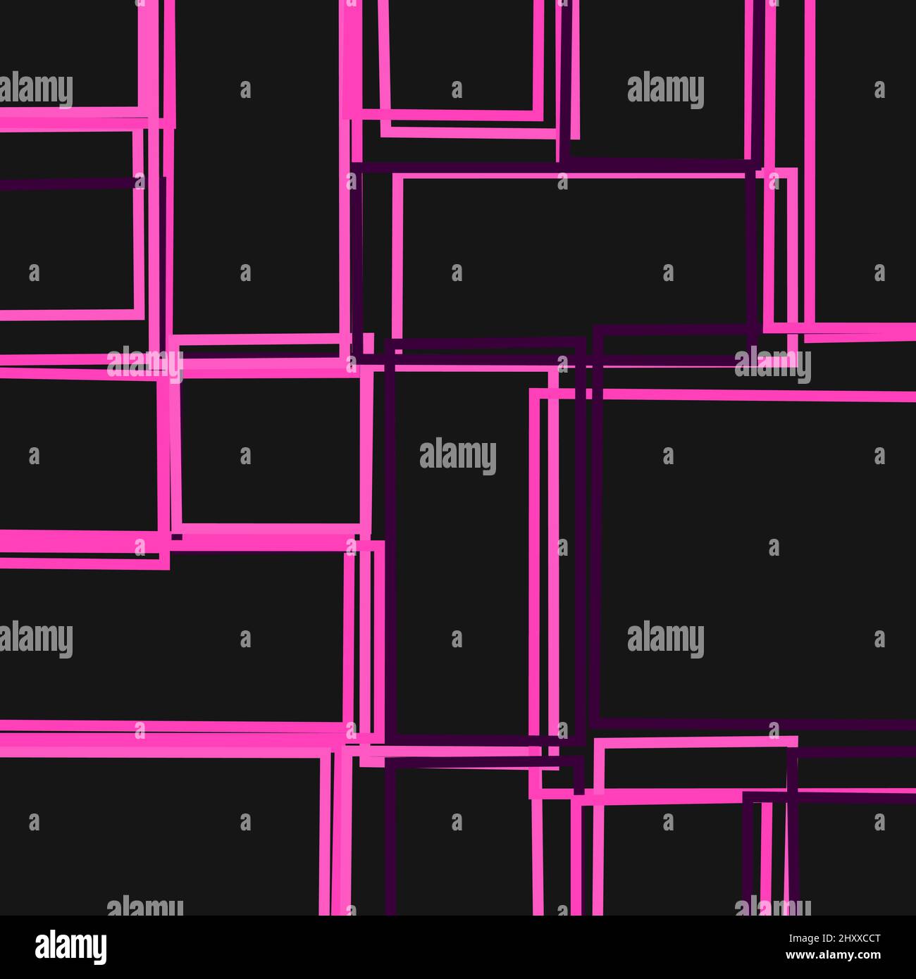 Abstract Offset Quads generative art background art illustration Stock ...