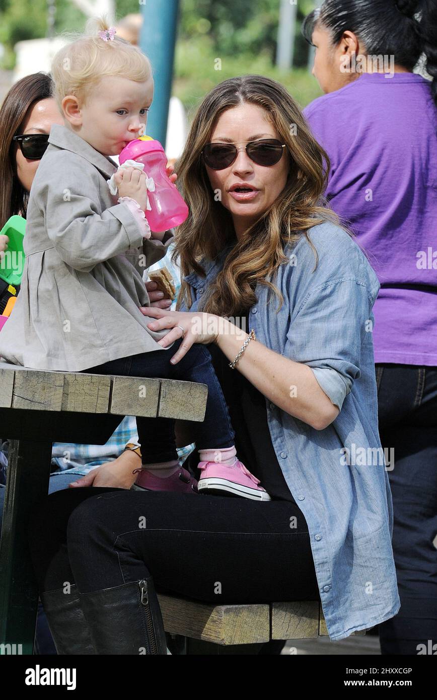 Rebecca Gayheart and her daughter Georgia Dane have a playday at ...