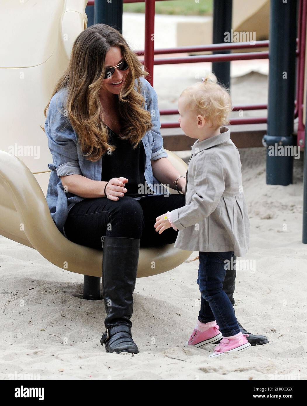 Rebecca Gayheart and her daughter Georgia Dane have a playday at ...