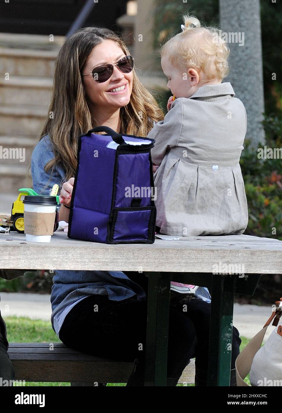 Rebecca Gayheart and her daughter Georgia Dane have a playday at ...