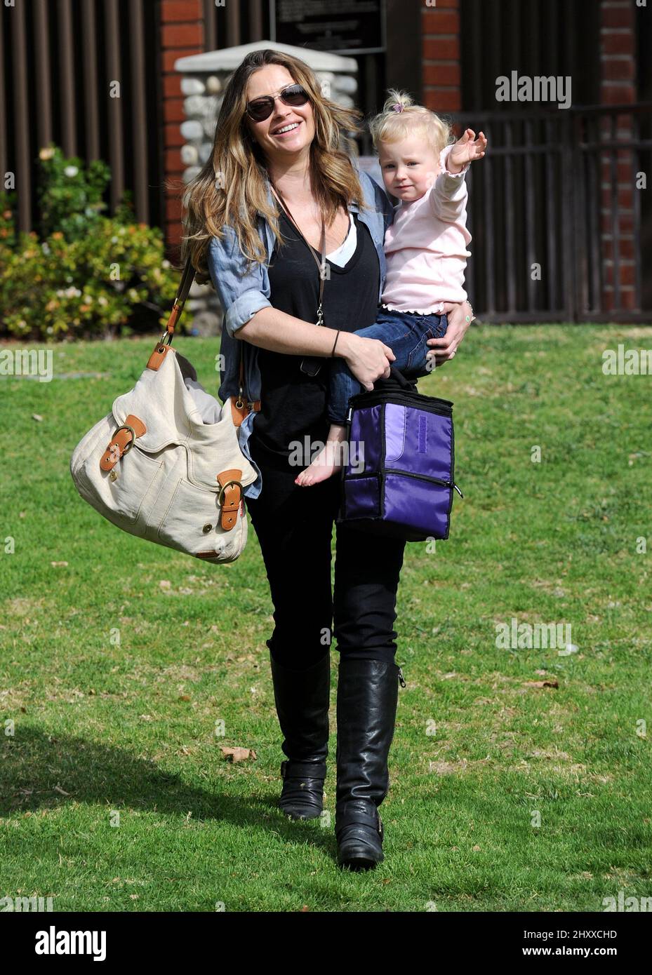 Rebecca Gayheart and her daughter Georgia Dane have a playday at ...