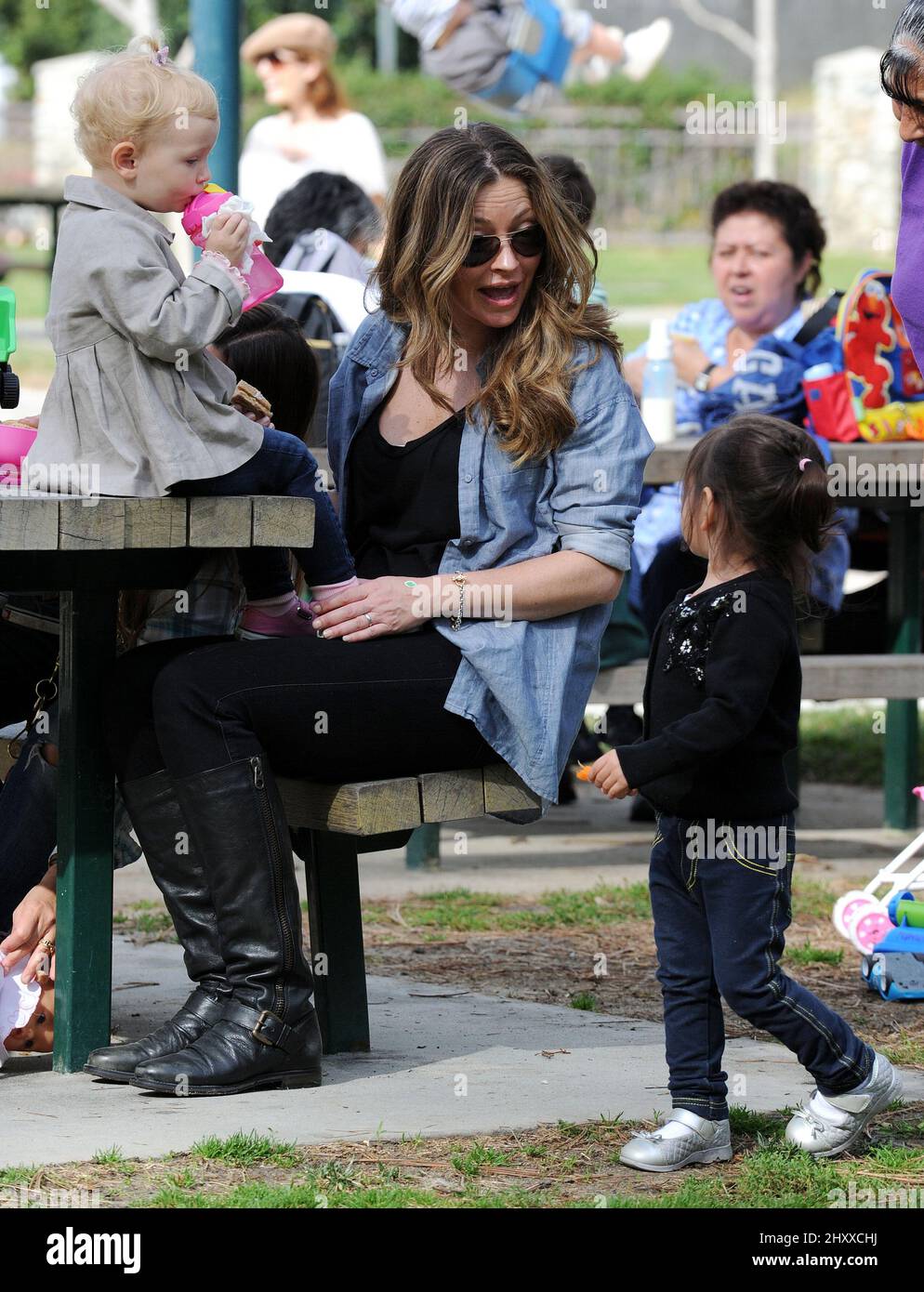 Rebecca Gayheart and her daughter Georgia Dane have a playday at ...