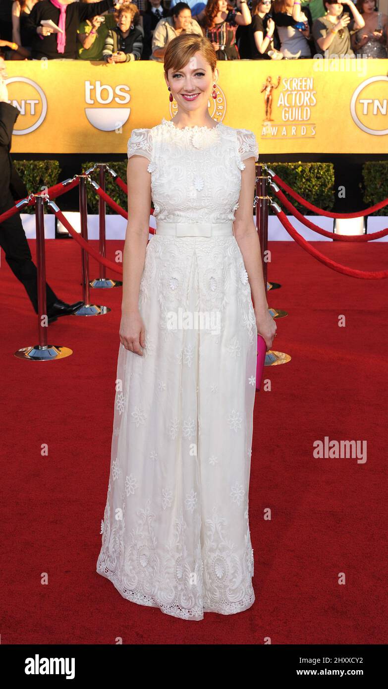 Judy Greer arriving at the 18th Annual Screen Actors Guild Awards (SAGs ...