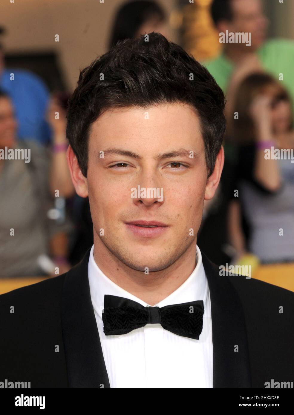 Cory Monteith arriving at the 18th Annual Screen Actors Guild Awards ...