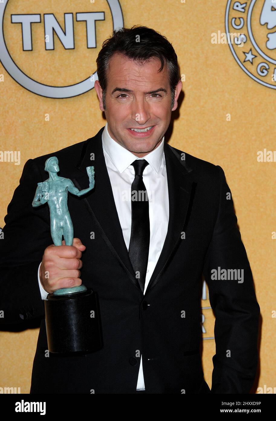 Jean DuJardin in the press room at the 18th Annual Screen Actors Guild ...
