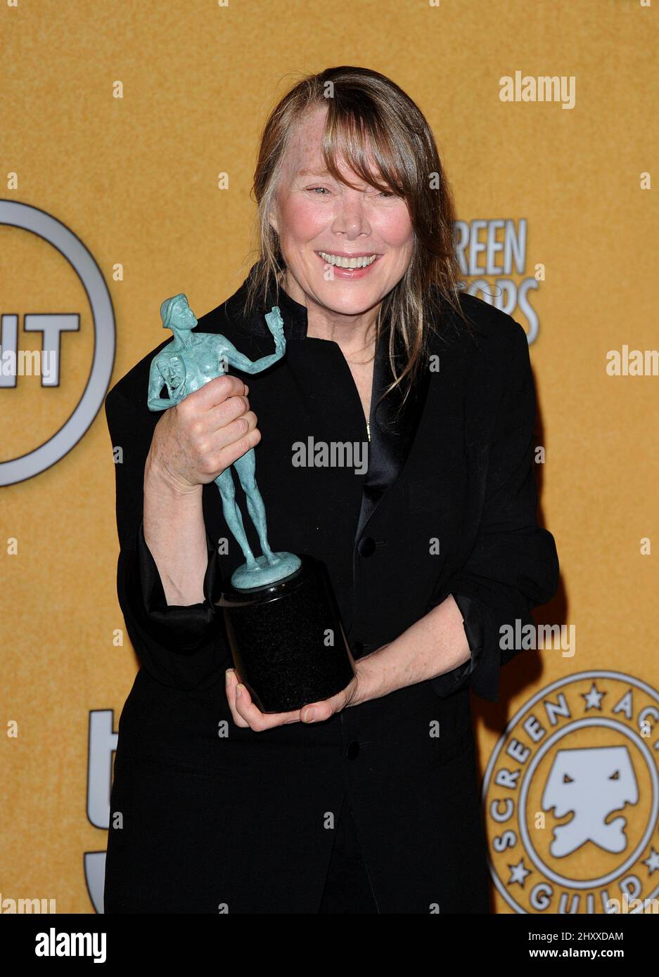Sissy Spacek in the press room at the 18th Annual Screen Actors Guild ...