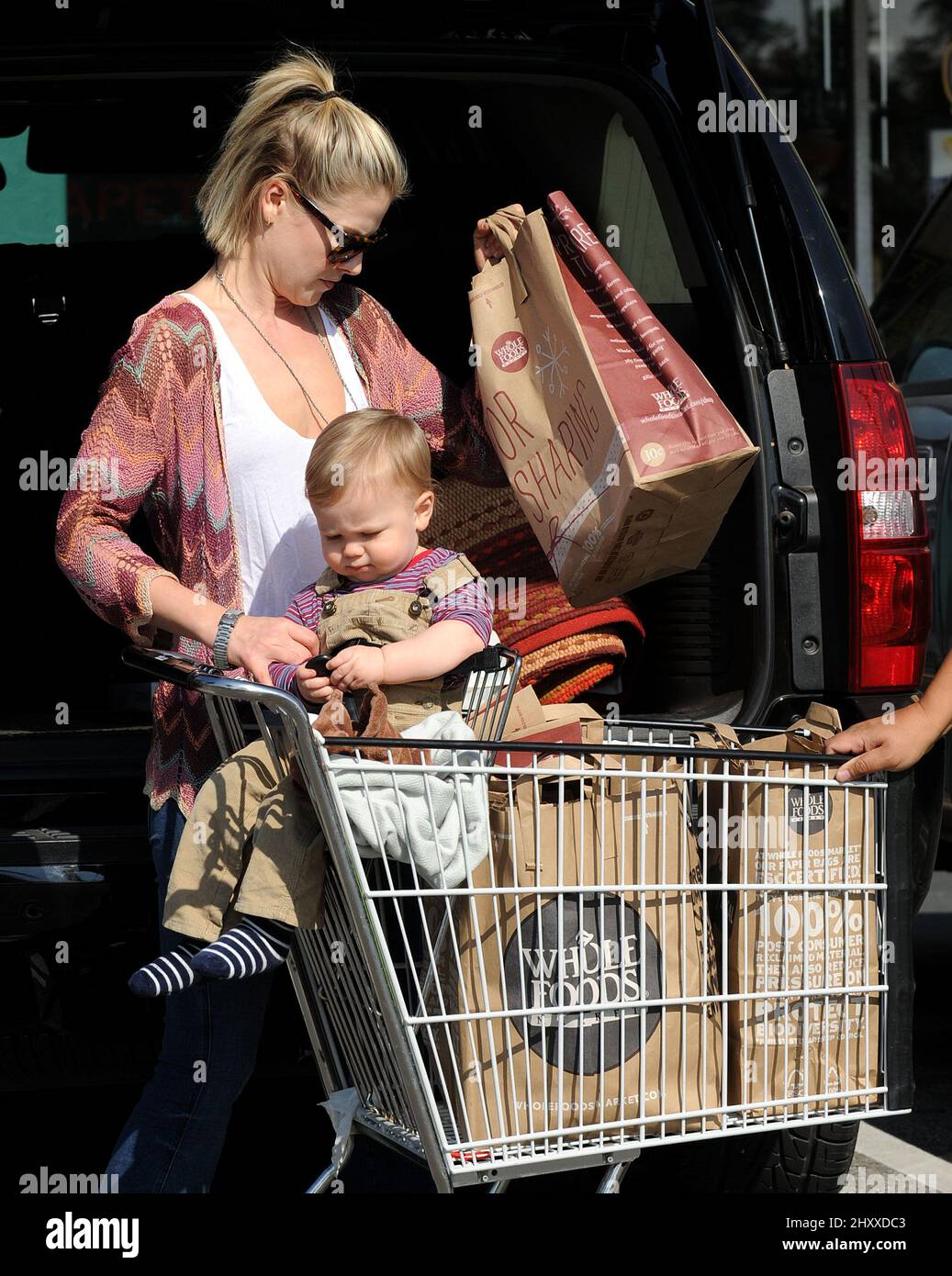 Ali Larter and son Theodore MacArthur are seen out and about in Los ...