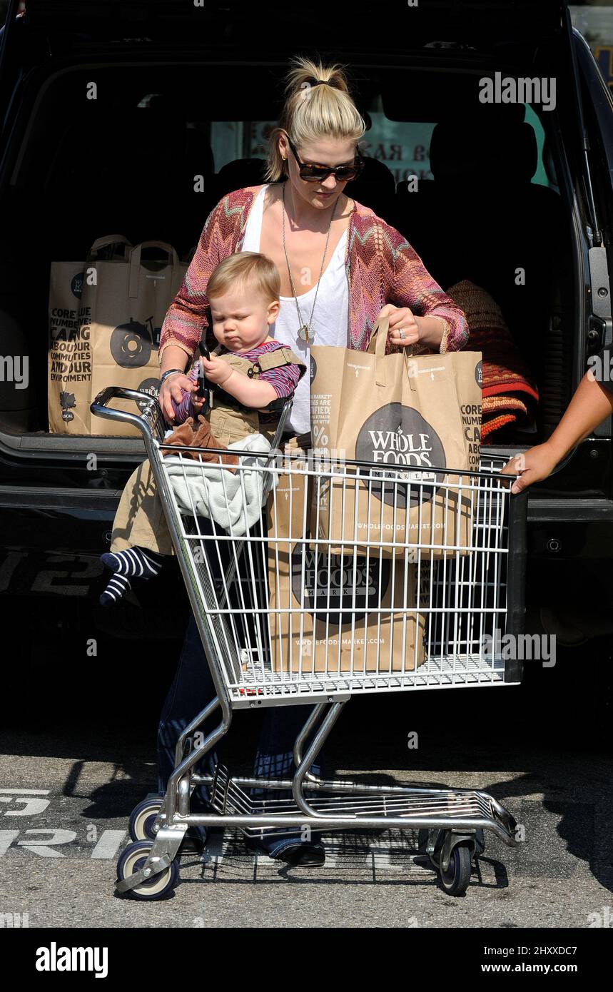 Ali Larter and son Theodore MacArthur are seen out and about in Los ...
