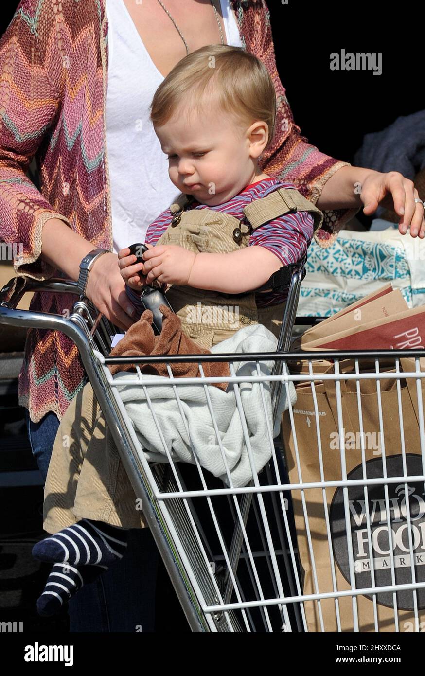 Ali Larter and son Theodore MacArthur are seen out and about in Los ...