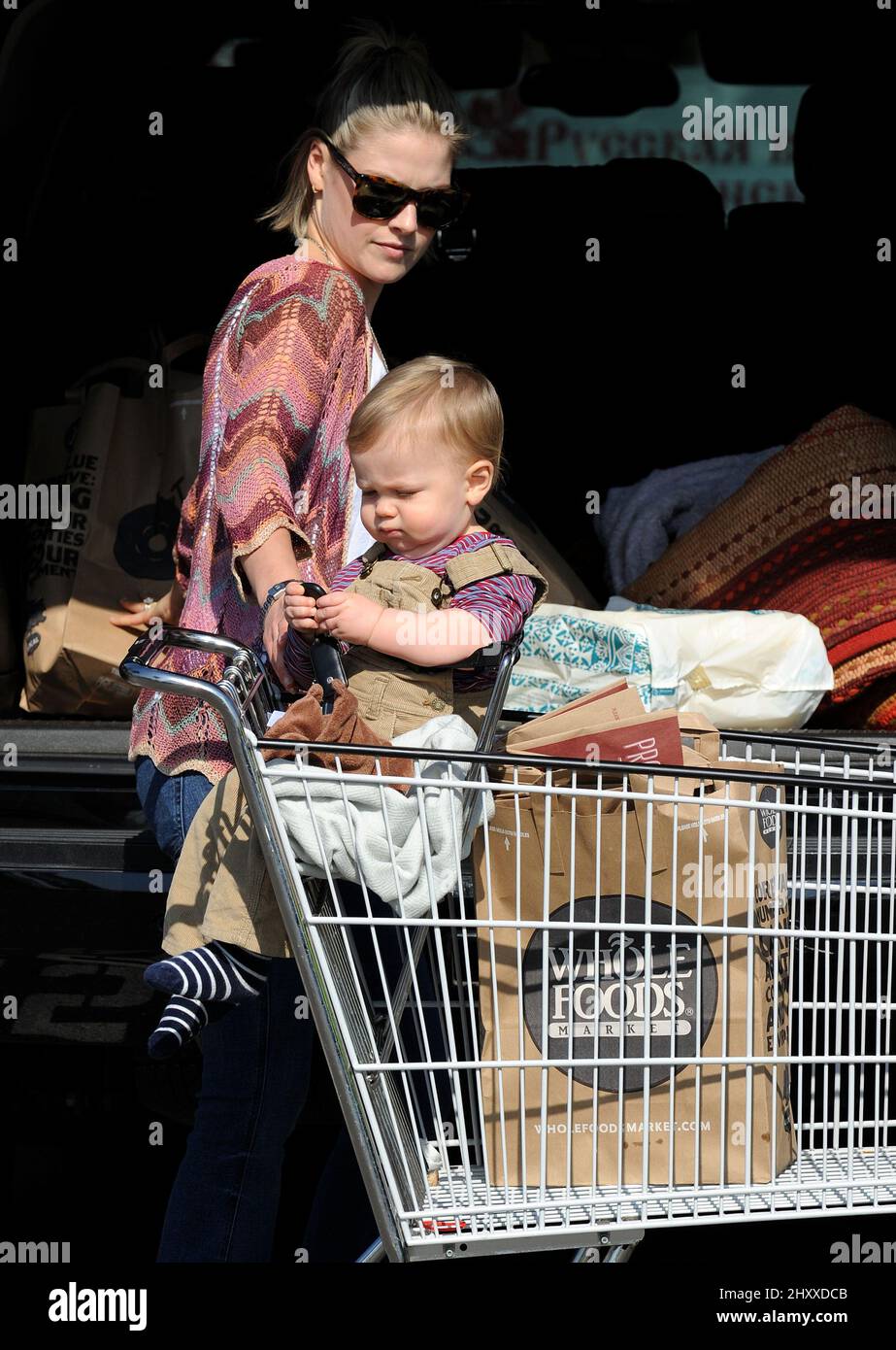 Ali Larter and son Theodore MacArthur are seen out and about in Los ...