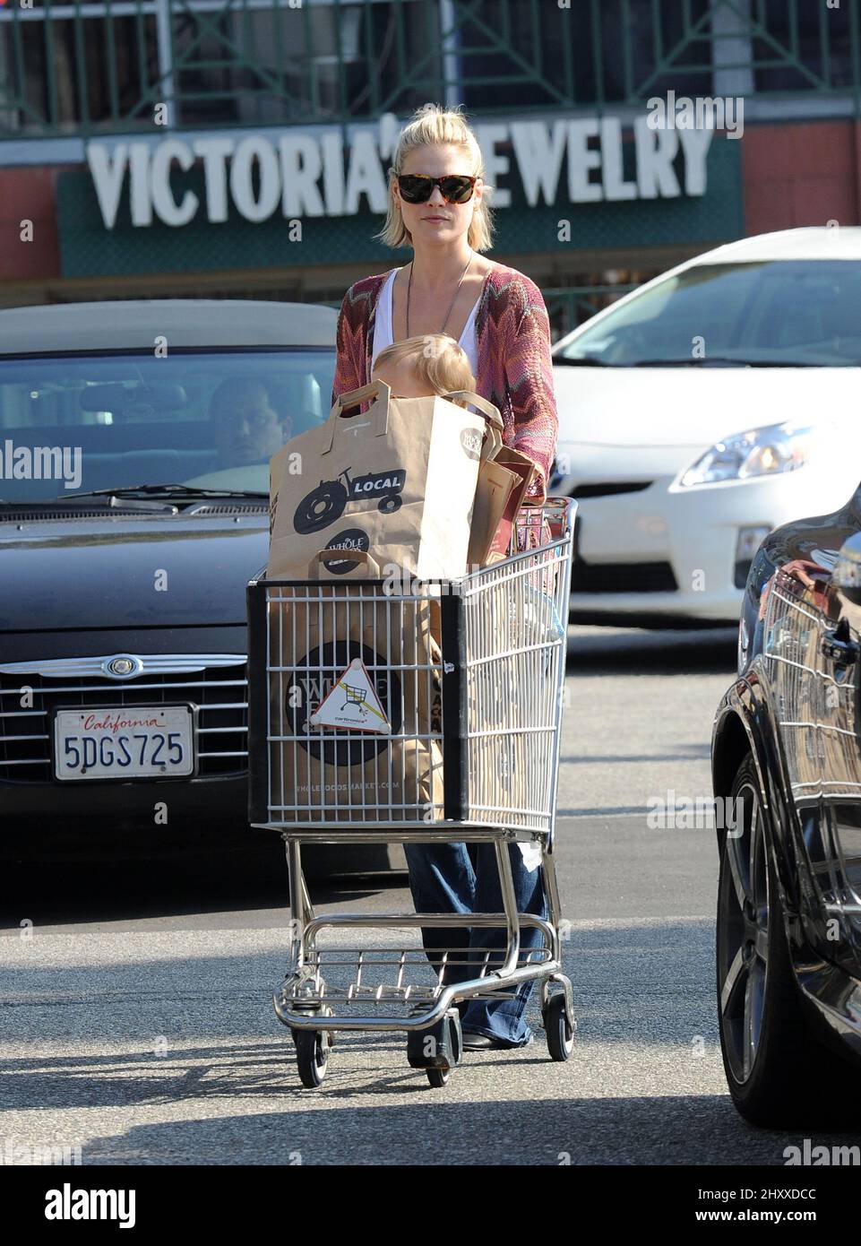 Ali Larter and son Theodore MacArthur are seen out and about in Los ...