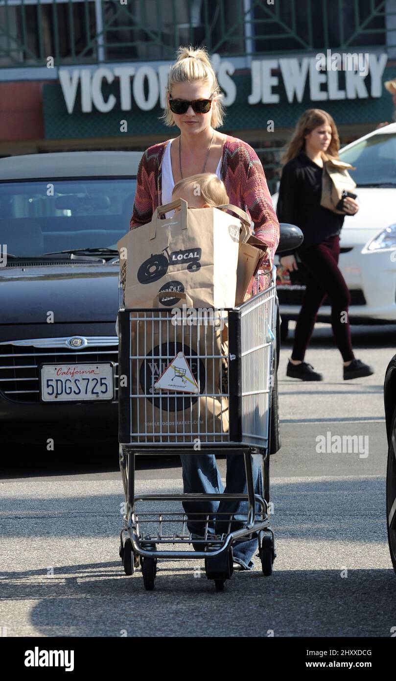 Ali Larter and son Theodore MacArthur are seen out and about in Los ...