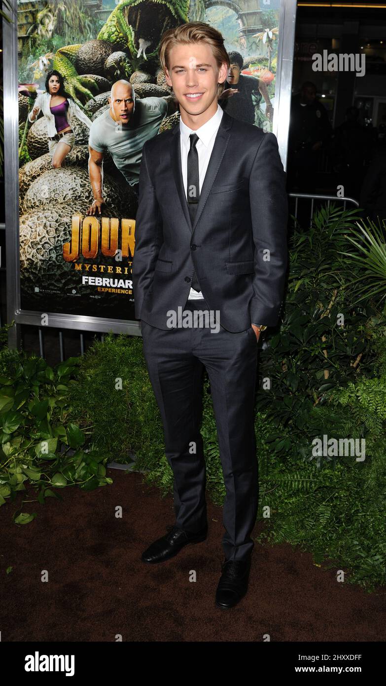 Austin Butler at the 'Journey 2: The Mysterious Island' Los Angeles ...