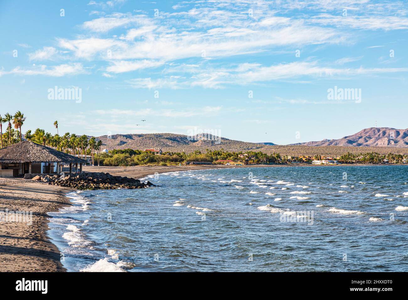 Loreto, Baja California Sur, Mexico. Beach on the shore in Loreto Stock ...