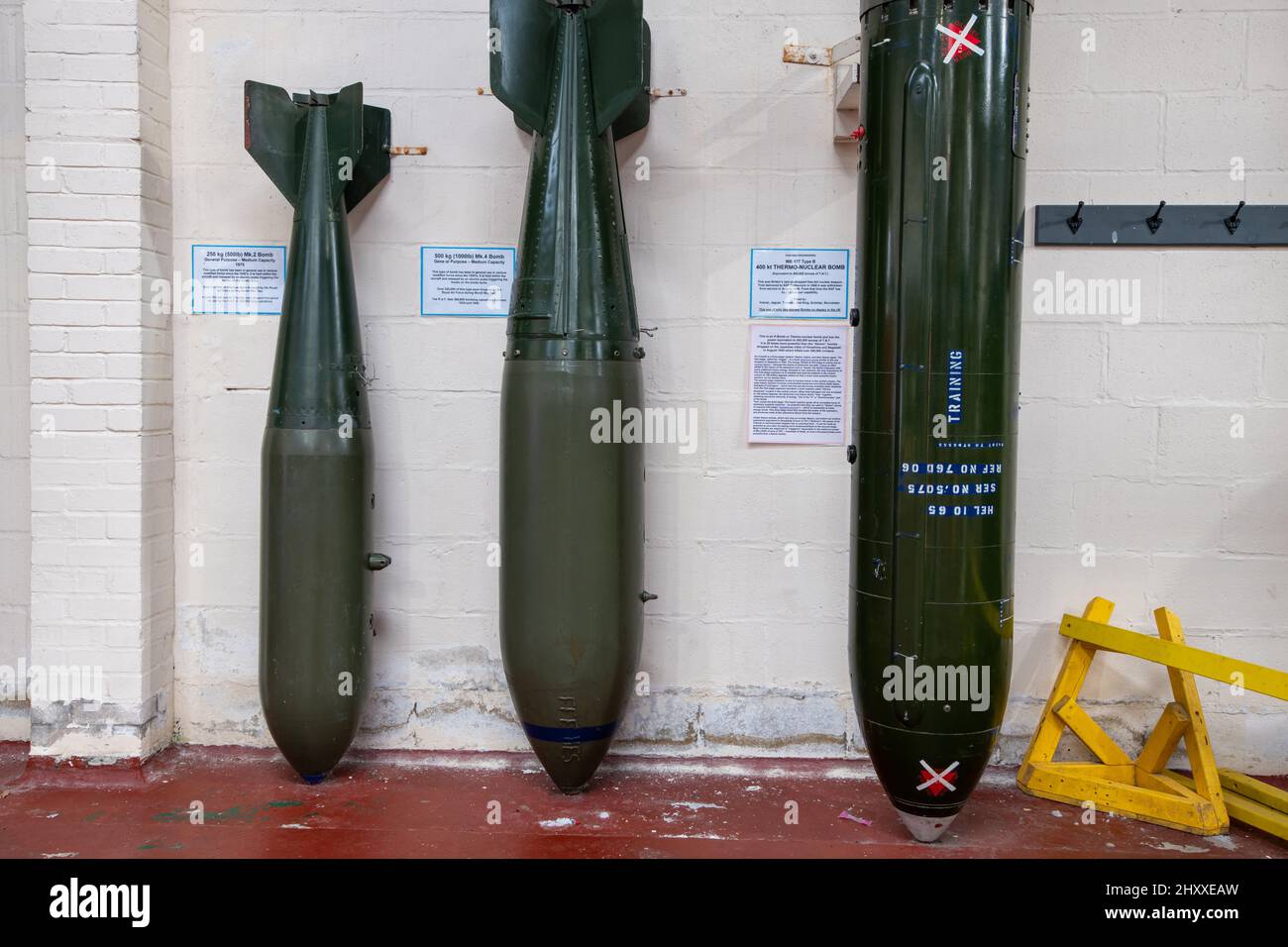 York.Yorkshire.United Kingdom.February 16th 2022.A selection of bombs ...