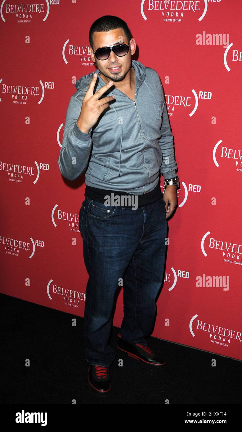 Afrojack attending the Belvedere RED Pre-Grammys Party held at Avalon ...