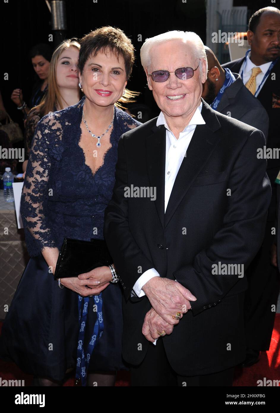 George Jones and wife Nancy during The Recording Academy's Annual ...