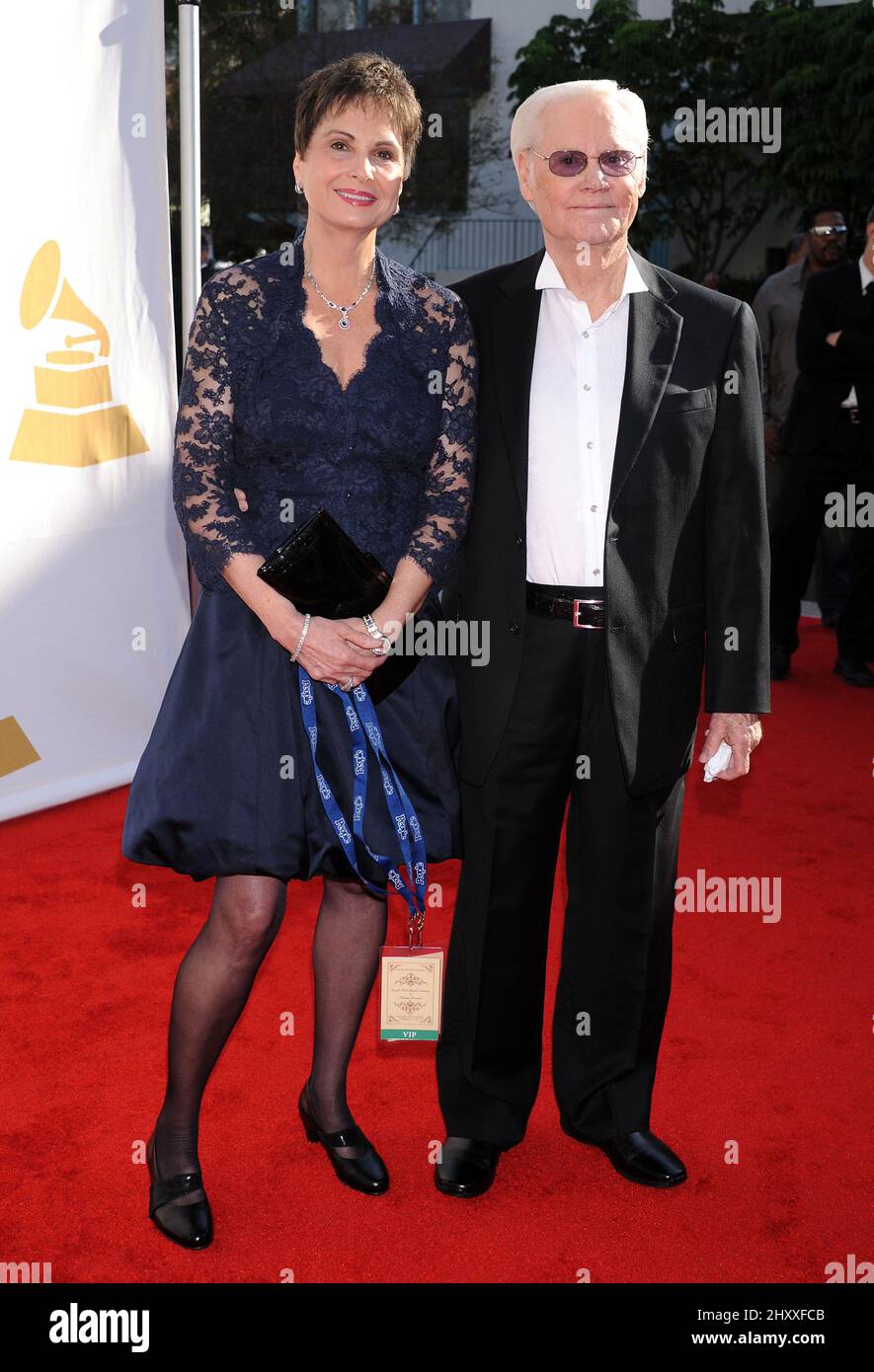 George Jones and wife Nancy during The Recording Academy's Annual ...