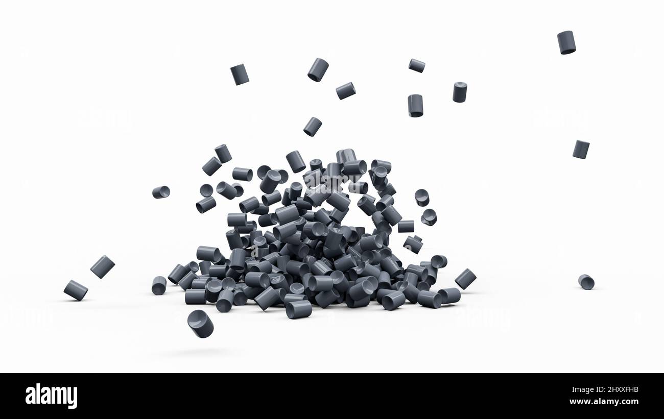 3D illustration of a bunch of gray med pills Stock Photo - Alamy