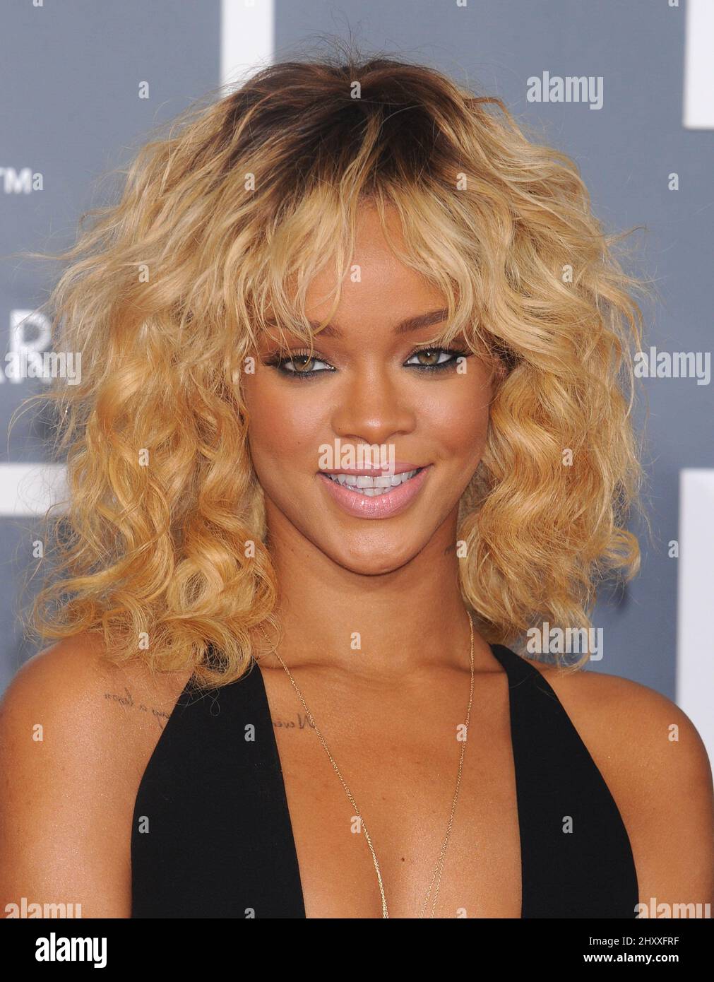 Rihanna at the 54th Annual Grammy Awards held at the Staples Center in ...
