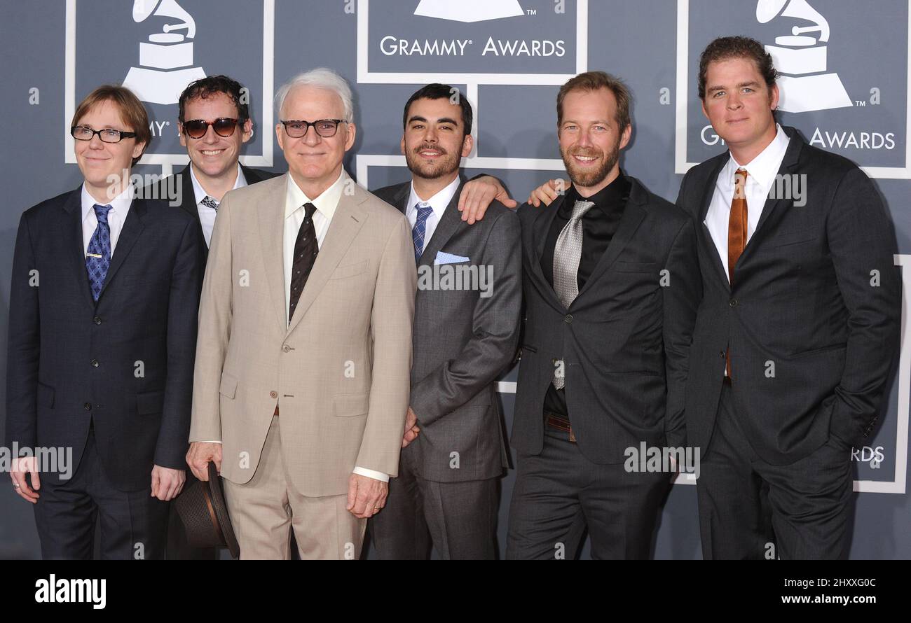 Steve Martin and the Steep Canyon Rangers at the 54th Annual Grammy ...