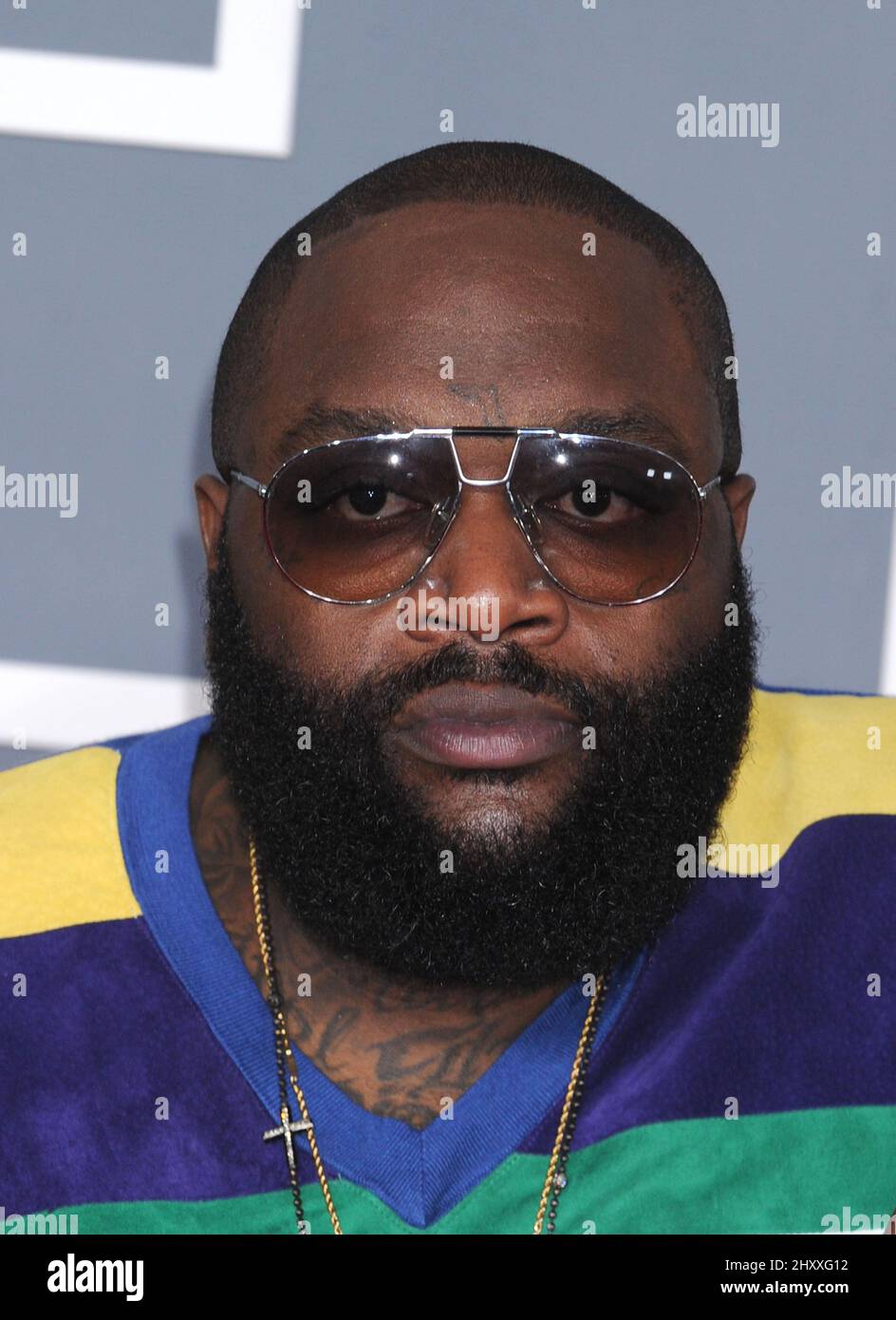 Rick Ross at the 54th Annual Grammy Awards held at the Staples Center ...