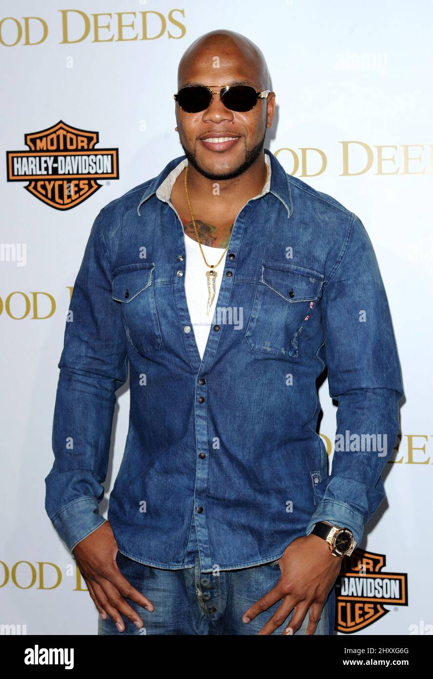 Flo Rida attending "Good Deeds" Premiere held at the Regal Cinemas in ...