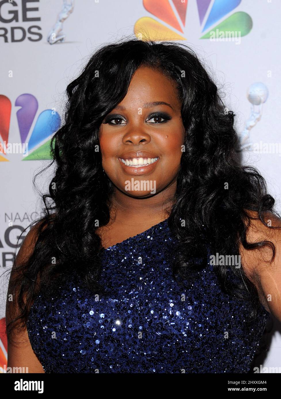 Amber Riley arriving at the '43rd Annual NAACP Awards' held at The ...