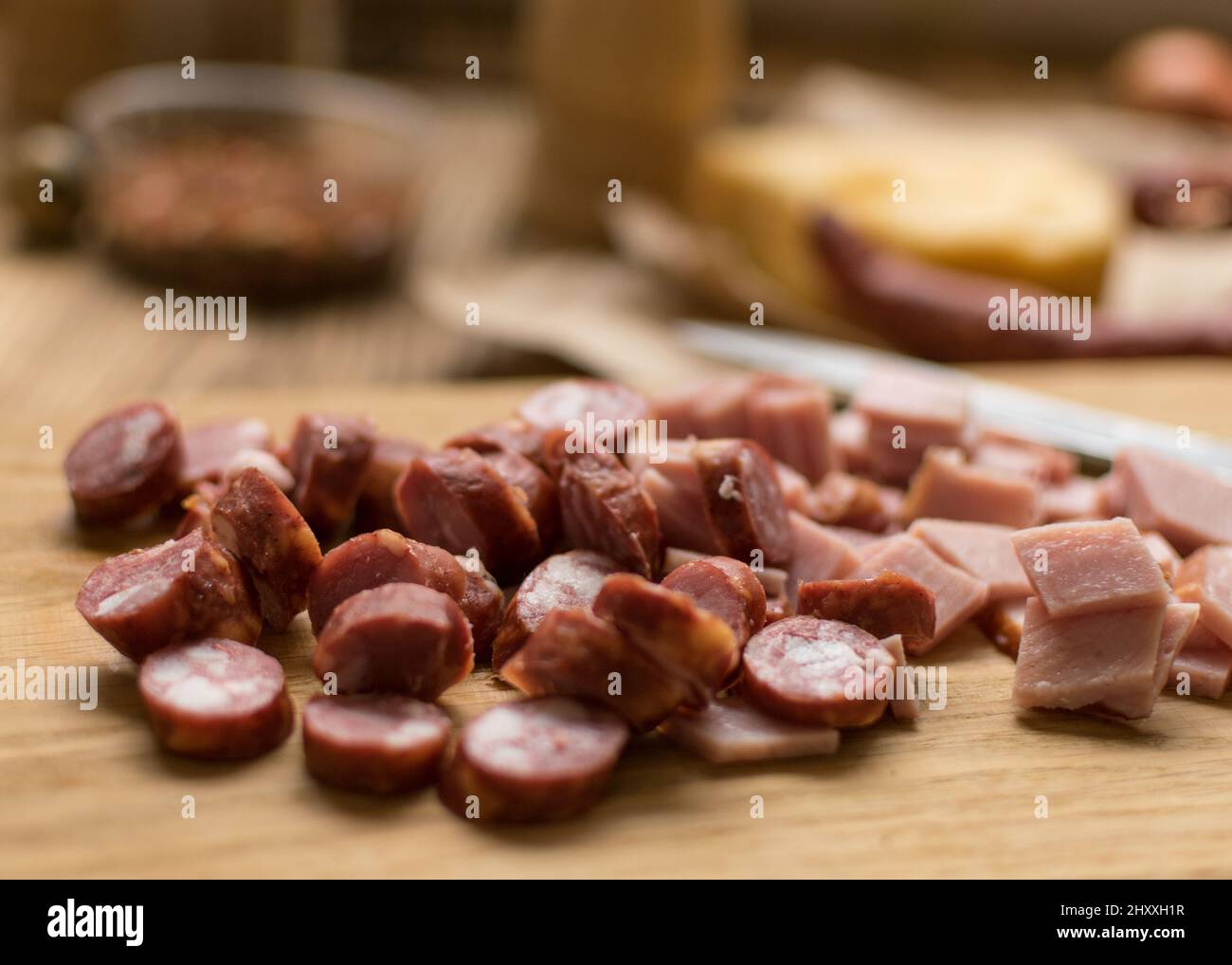 Bavarian sliced cold pork hi-res stock photography and images - Alamy