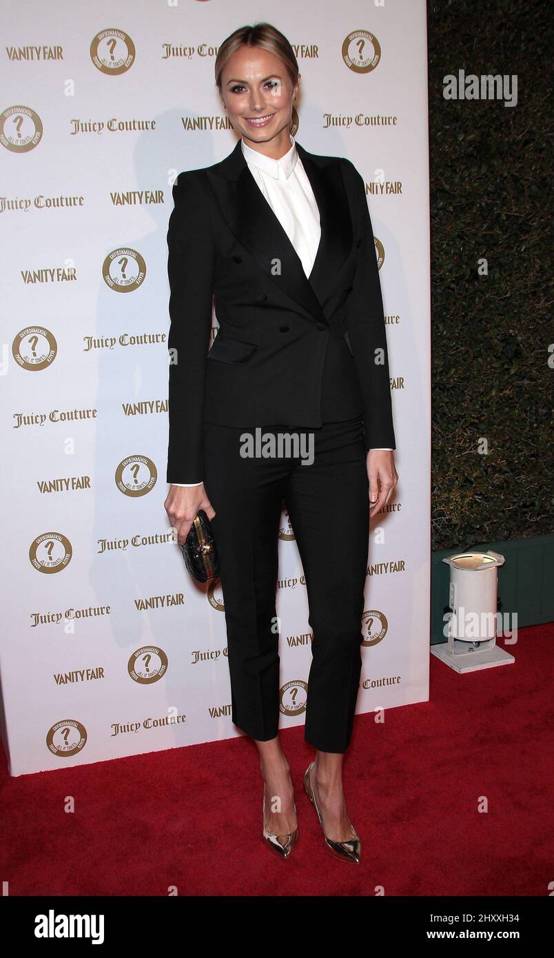 Stacy Keibler attending the Vanity Fair And Juicy Couture "Vanities ...