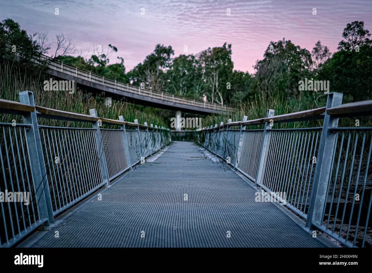 Pathway around the Koonung Creek in Melbourne Stock Photo - Alamy