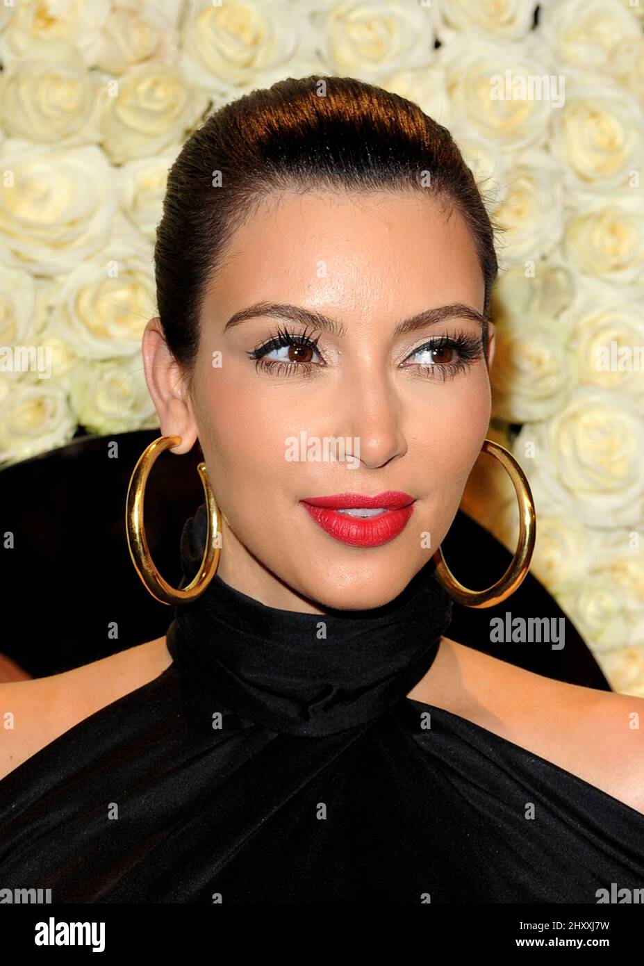 Kim Kardashian during the QVC Red Carpet Style Event held at the Four ...