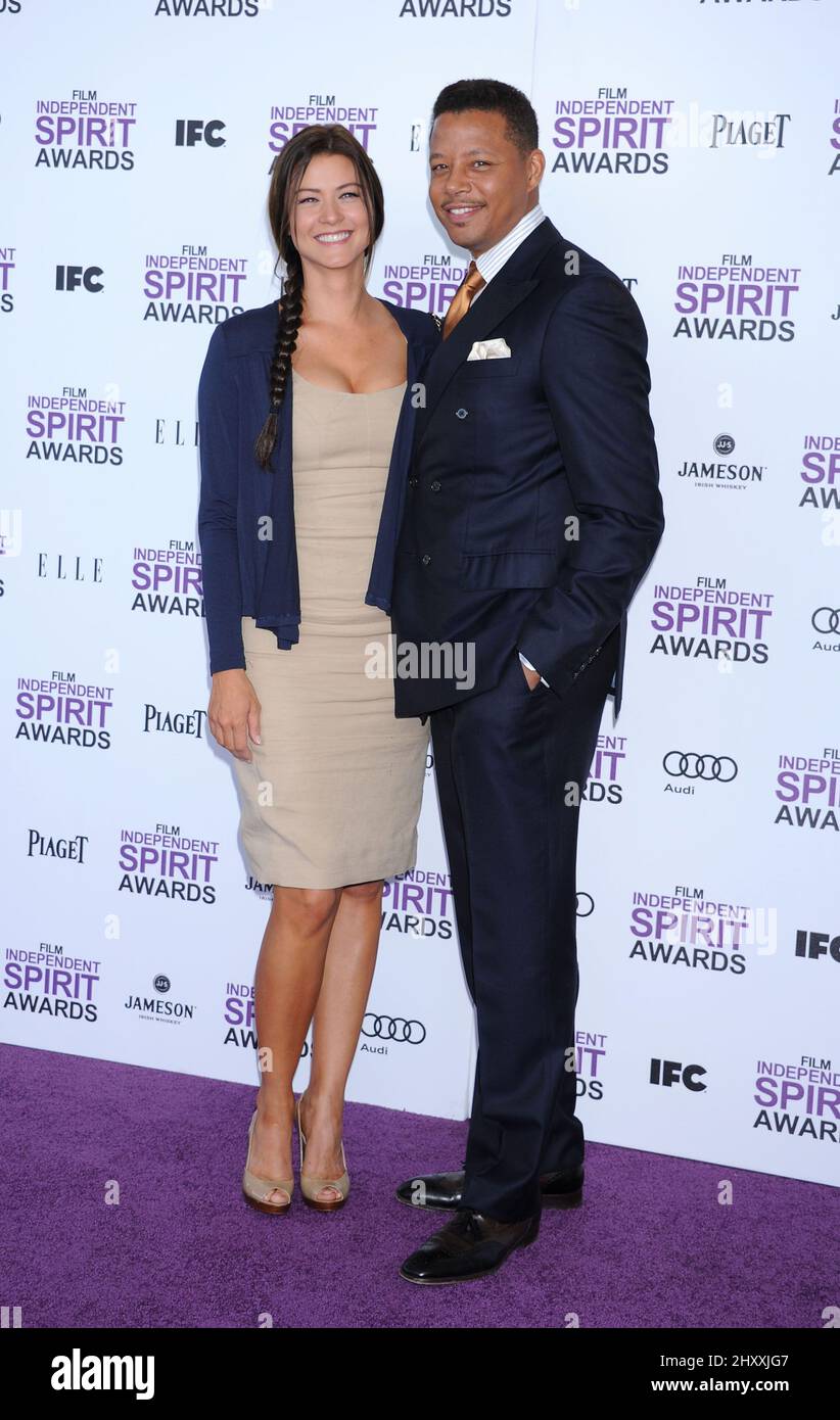 Terrence Howard attending the 2012 Film Independent Spirit Awards held ...