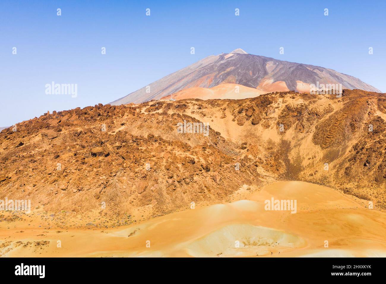 Mars the red planet's desert landscape. Teide National Park. Beautiful ...