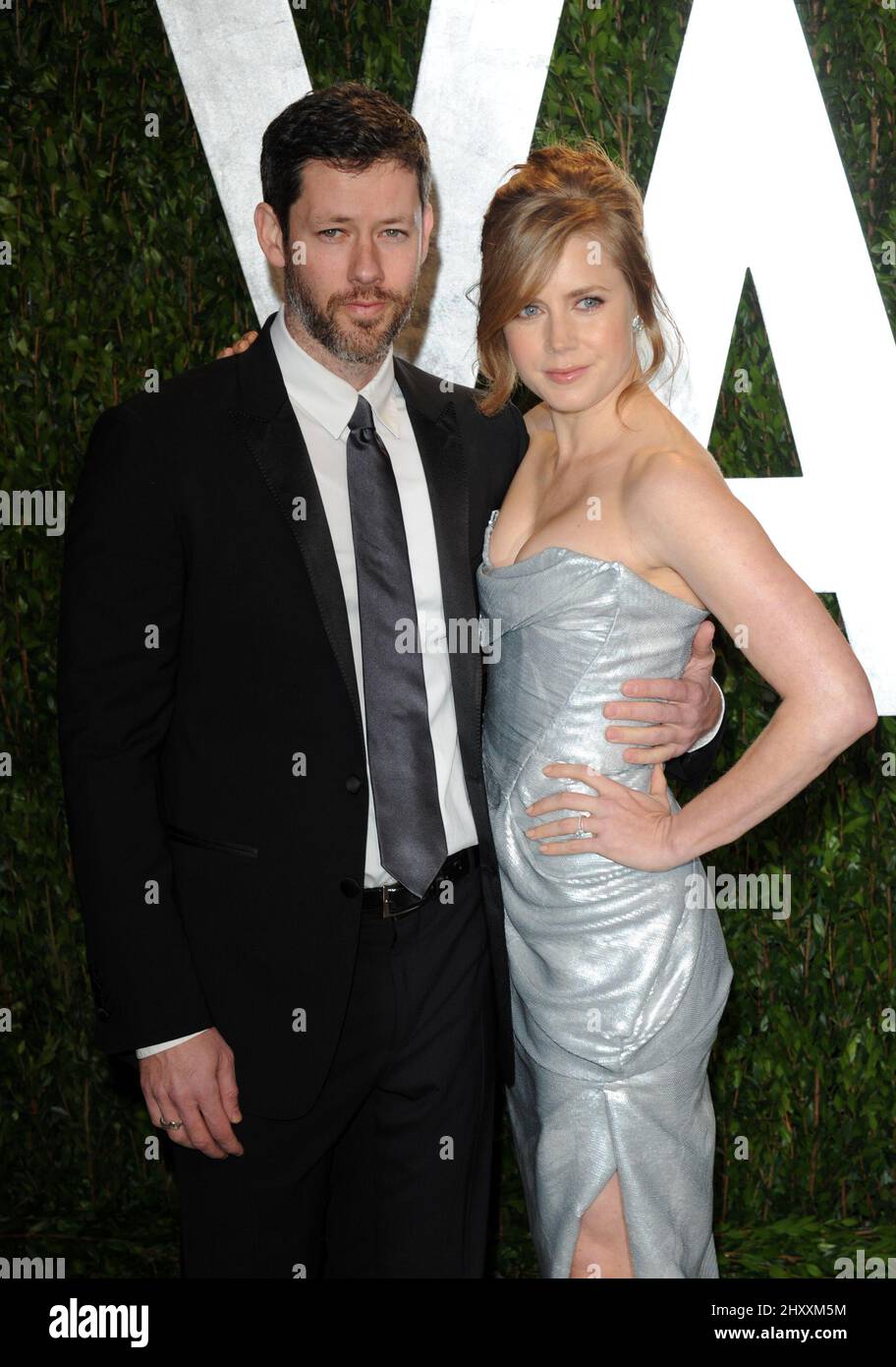 Amy Adams at the Vanity Fair Oscar party in West Hollywood California ...